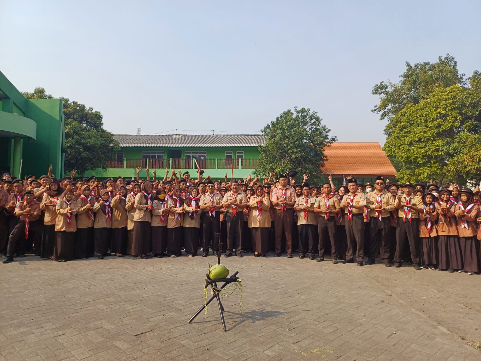 Membangun Pramuka Tangguh dan berkarakter dalam Penerimaan Tamu Ambalan ...